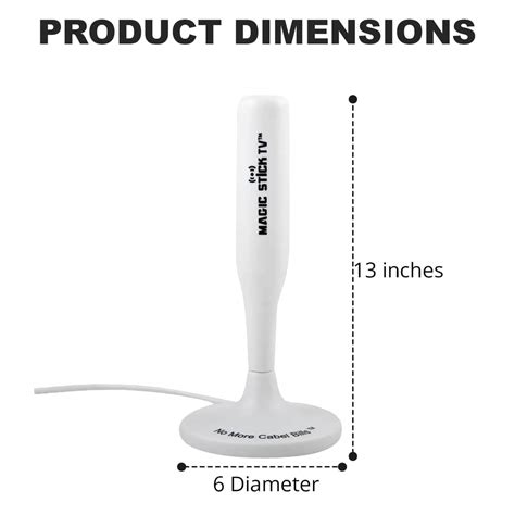 Buy Magic Stick TV Digital HDTV Magnetic Antenna -White , Best Digital ...