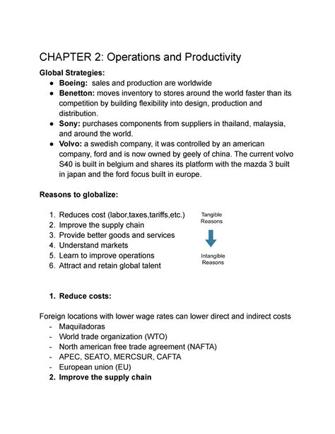 Chapter Operations And Productivity Notes Practice Quiz With Answers CHAPTER Operations