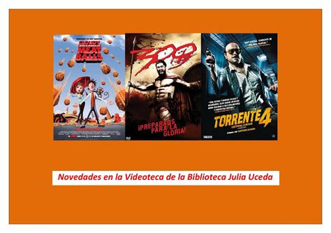 Calaméo Novedades De La Videoteca