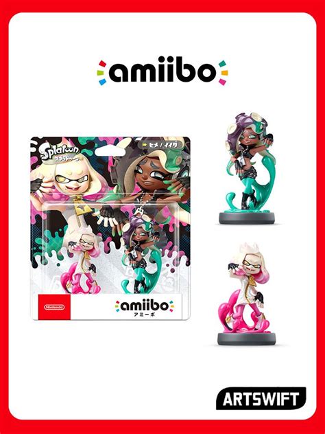Nintendo Amiibo Набор из 2 х фигурок Жемчик Мариша Pearl Marina