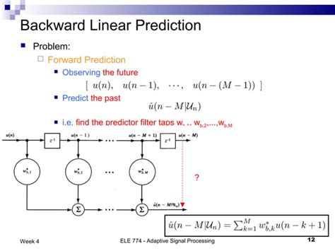 Linear Prediction Ppt