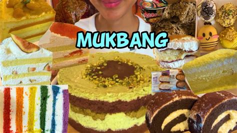 디저트 먹방 브이로그 두바이초코케이크 이웃집통통이 도레도레 불닭볶음탕면 편의점먹방 열광라볶이 티라미수롤케이크 크리스피도넛 디저트