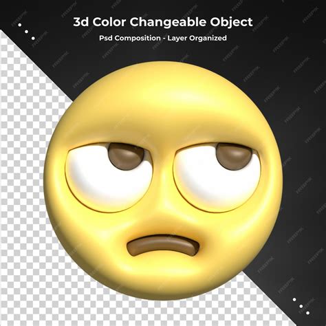 Premium Psd Emoji Faces With Facial Expressions 3d Rendering Stylized
