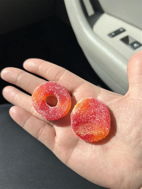 This Peach Ring With No Ring Rmildlyinteresting
