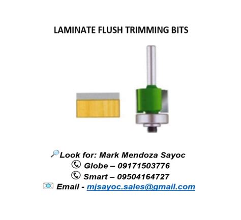 LAMINATE FLUSH TRIMMING BITS Commercial Industrial Construction Tools Equipment On Carousell