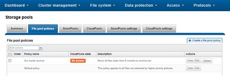 Onefs Tiers And Pools Unstructured Data Quick Tips