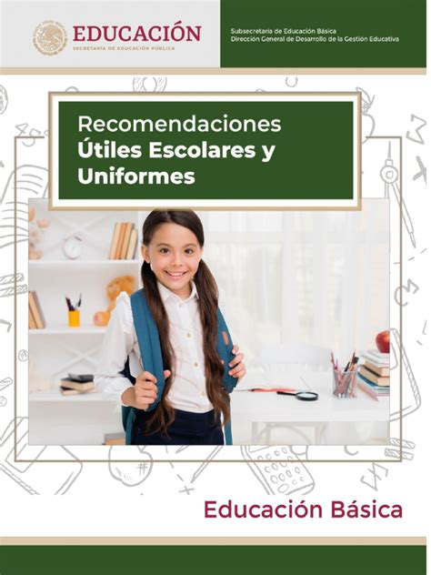 Anexo 2 Recomendaciones Para Útiles Escolares Y Uniformes Pdf