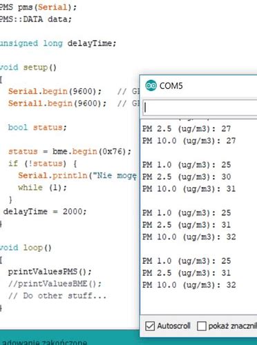 Esp8266 Bme280 Pms7003 Doesnt Work Both At Once Sensors