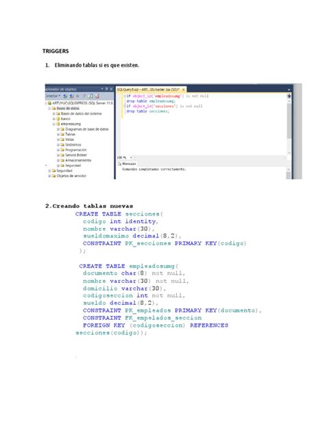 Ejercicio Con Triggers Pdf
