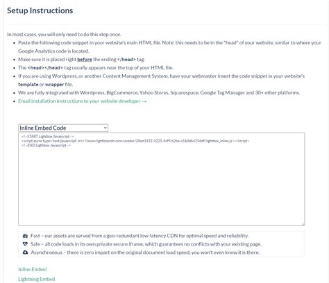 Install Digioh Lightbox Via Html Digioh Help Docsdigioh Help Docs