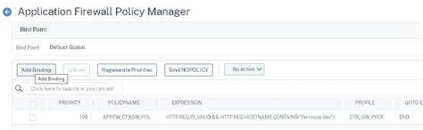 HowTo Front Citrix Gateway With Citrix ADC AppFW WAF