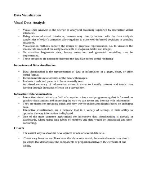 Unit V Data Visualization Pdf Visualization Graphics Computing