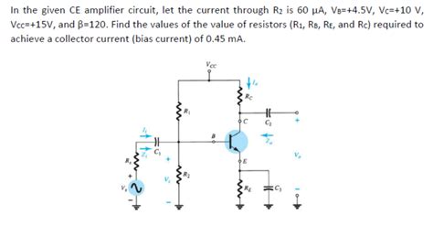 Solved Code Classasciimathin The Given Ce Amplifier