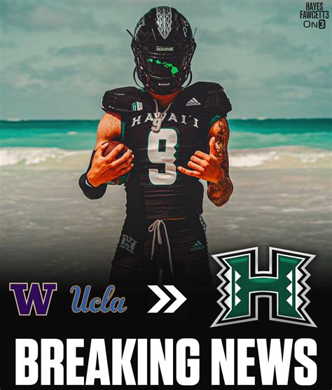 Udub Breaking Ucla Transfer Quarterback Dermaricus Davis Has Committed To Hawaii He Informs
