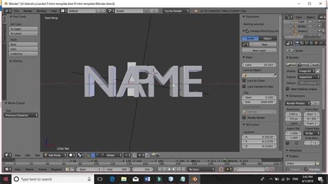 Blender Intro Template 1 How To Edit Tutorial Youtube