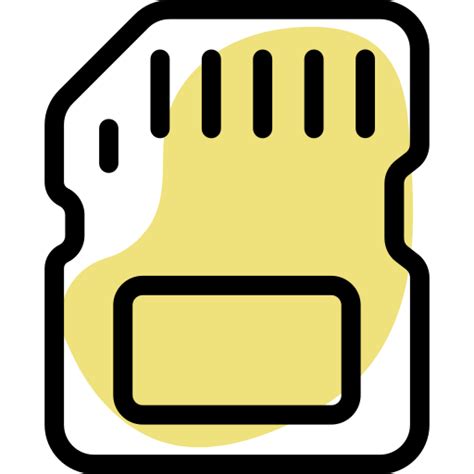 Memory Card Generic Rounded Shapes Icon