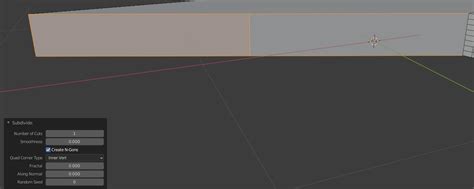 Modeling How Come When I Subdivide An Edge It Only Continues To