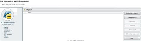 php generator dla baz danych mysql webmastering tweaks pl