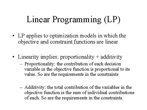 Linear Programming Problem Formulation References Anderson Sweeney Williams
