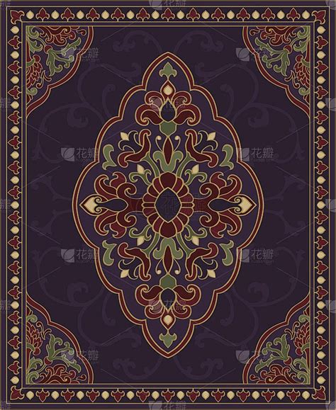 紫色地毯模板。素材 花瓣网