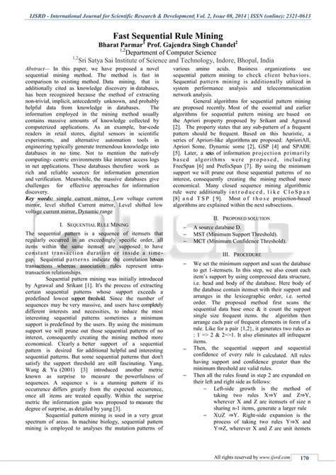 Fast Sequential Rule Mining Pdf