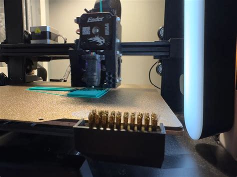 brass brush nozzle wipe ender 3 v3 se by ben download free stl model