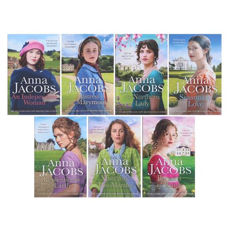 Anna Jacobs Novels 7 Books Collection Set Fiction Paperback