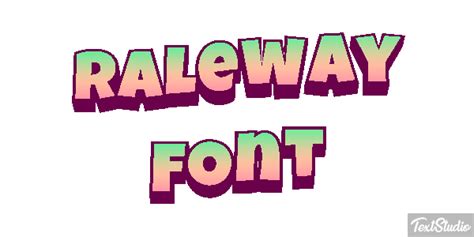 Raleway Font Font Animated  Logo Designs