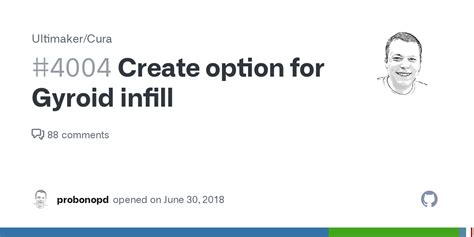 Create Option For Gyroid Infill · Issue 4004 · Ultimakercura · Github