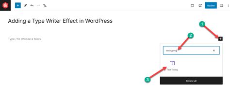 How To Add A Typewriter Effect In Wordpress 4 Easy Steps