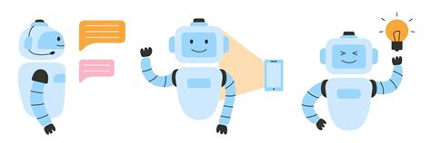Ai Assistant Chatbot Set 50089596 Vector Art At Vecteezy