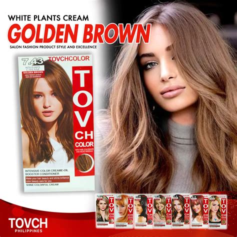Tovch Tovch Hair Color Golden B Rown 💛🤎 Available At Lazada Shopee And Rcubes Marketing Inc