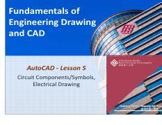 Lesson5 AutoCAD 201708 Pdf Fundamentals Of Engineering Drawing And CAD AutoCAD Lesson 5