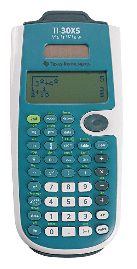 Texas Instruments Lcd Display Battery Solar Powered Scientific Calculator 35w795