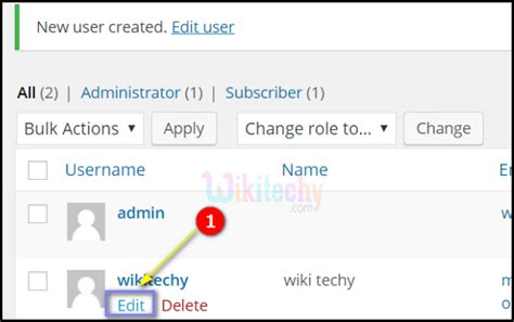 Wordpress Edit Users Wordpress Tutorial Wikitechy