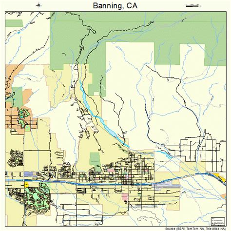 Banning Ca On Map At Amy Palmer Blog