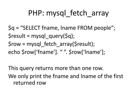 Ppt Php And Mysql Powerpoint Presentation Free Download Id4349592