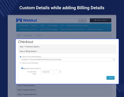 Opencart Checkout Custom Fields Add Dynamic Options To Checkout Webkul