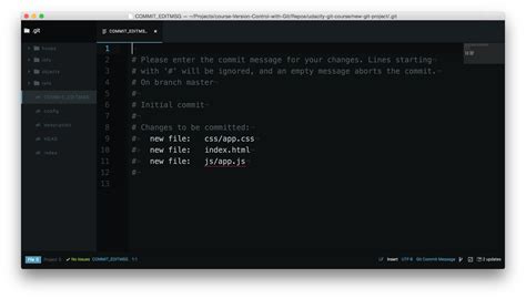 Git Commit Udacity FEND Summary