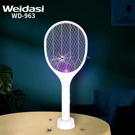 Rechargeable Mosquito Racket Usb Mosquito Bat Pest Control Uv Mosquito Trap Weidasi Electric
