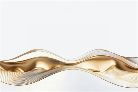 Elegant Golden Abstract Wave Design Free Photo Illustration Rawpixel