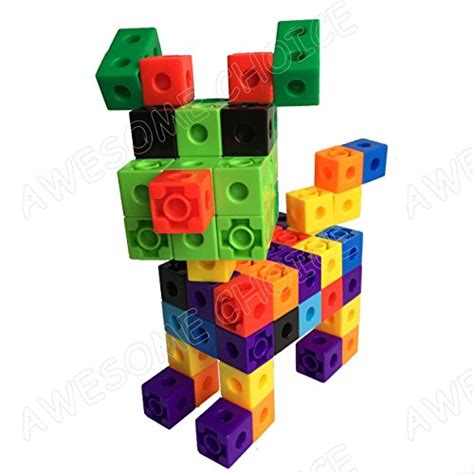 Unlimited Creation Cubes 100 Piece Snap Unit Cubes Centimeter Cube And