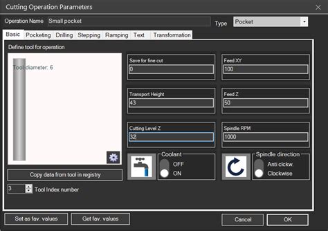 12 2 30 setting parameters for operations