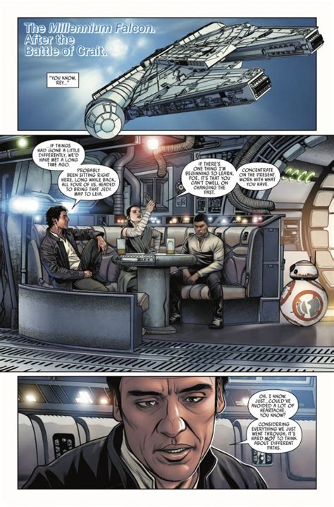The Next Poe Dameron Comics Has Rey Finn Poe Scene After The Battle Of