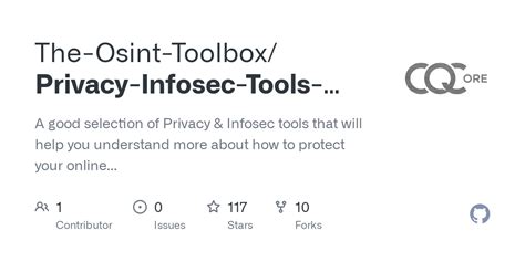 GitHub The Osint Toolbox Privacy Infosec Tools Resources A Good Selection Of Privacy