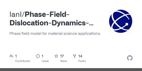 Github Lanlphase Field Dislocation Dynamics Pfdd Phase Field Model For Material Science
