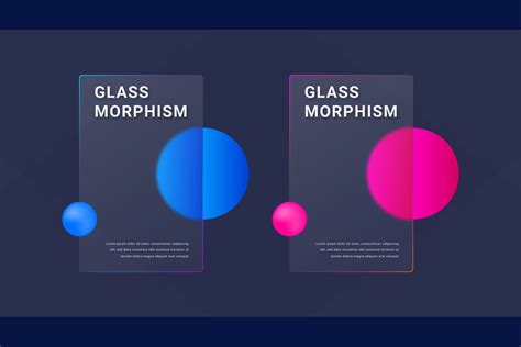 Glassmorphism Layout Template Graphic By Thedesignsource088 · Creative Fabrica