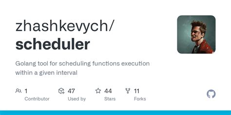 GitHub Zhashkevych Scheduler Golang Tool For Scheduling Functions Execution Within A Given