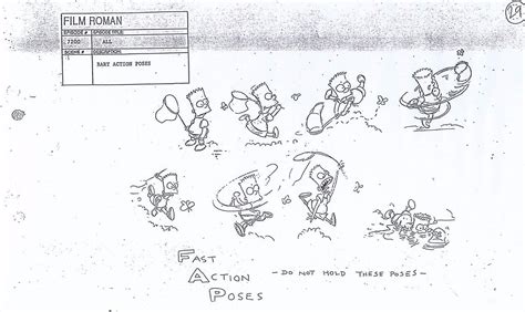 Tales From Weirdland How To Draw Bart Simpson Model Sheets And Action