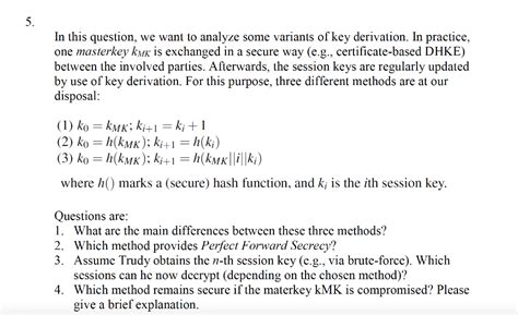 Solved A You Have To Choose The Cryptographic Algorithms Chegg